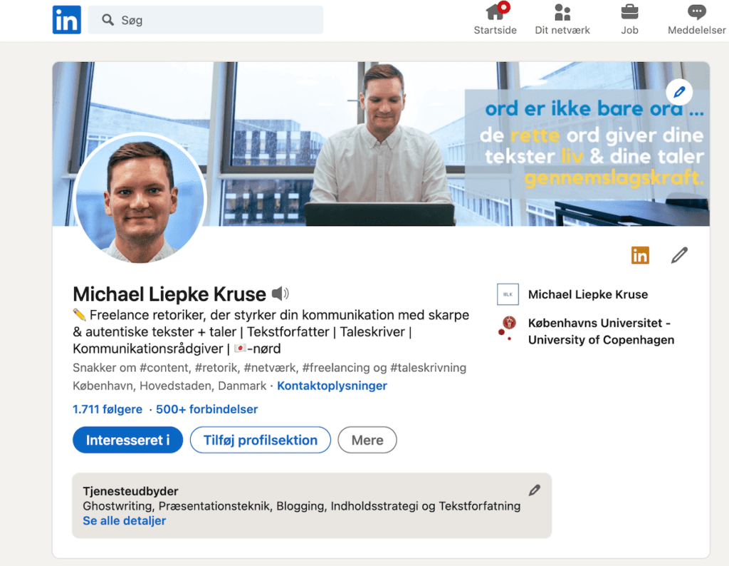 Sådan laver du et godt LinkedIn opslag – Michael Liepke Kruse
